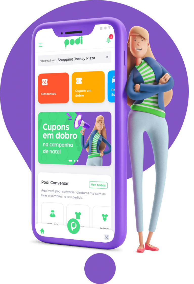 Podi - Seu shopping favorito em um só app